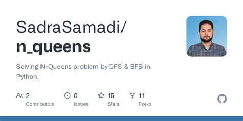 GitHub SadraSamadi N Queens Solving N Queens Problem By DFS BFS In Python