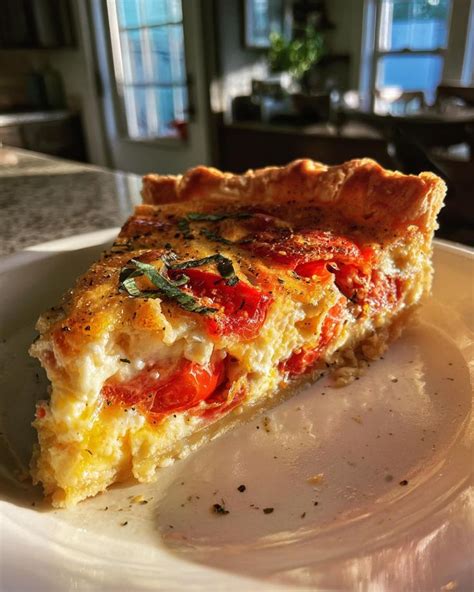 Savory Tomato Pie Recipe Southern Tomato Pie Recipes Tomato Pie