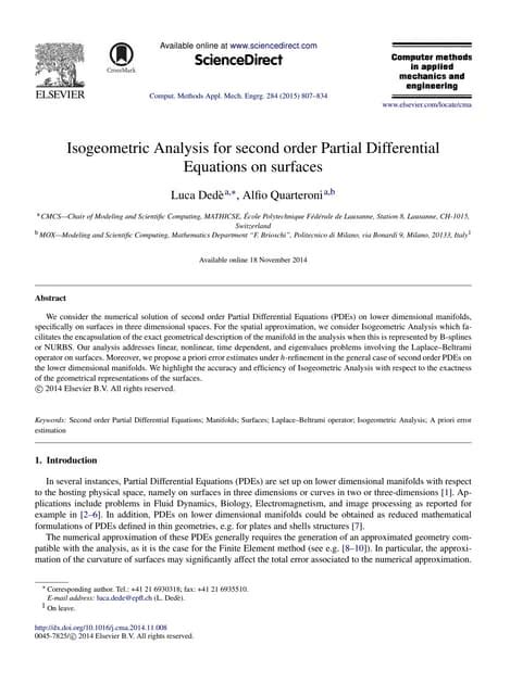 A Geometry Projection Method For Shape Optimization Pdf