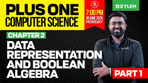 Plus One Computer Science Chapter 2 Data Representation And Boolean Algebra Part 1 Youtube