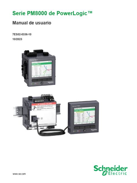 Powerlogic Pm8000 Series User Manual 7es02 0336 10 Pdf Radio Informática