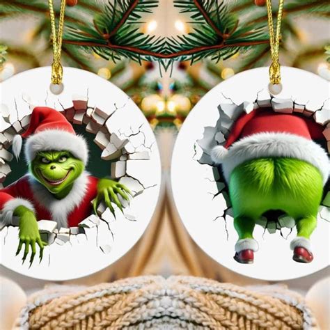 Grinch Butt For Christmas Tree Etsy