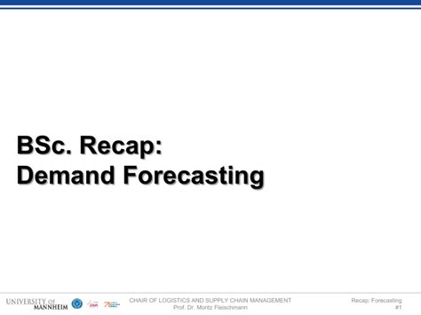 Demand Forecasting Recap Methods And Quality