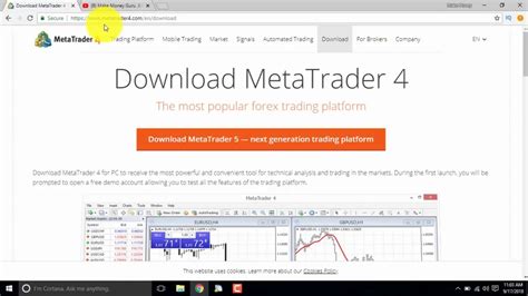 how use mt4 demo account youtube