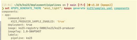 Allow Setting Syntax Theme For Generate Step · Issue 170 · Bakdata