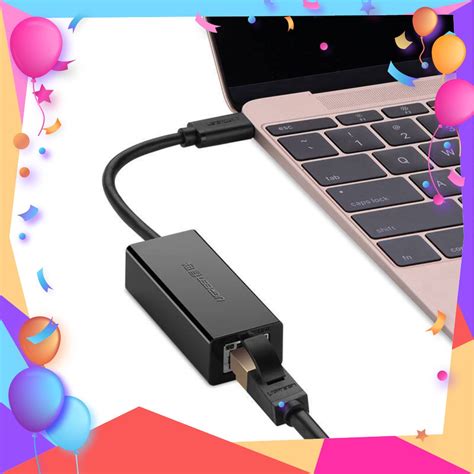 Mua Bộ chuyển đổi USB Type C san LAN Mbps Ethernet UGREEN màu đ giá rẻ nhất TecKi Vn