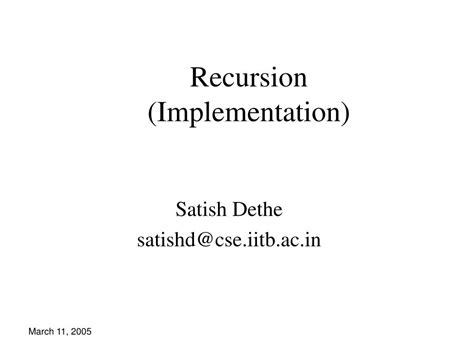 Ppt Mastering Recursion Definition Structure And Examples