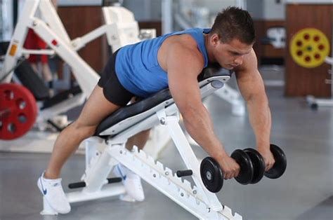 Разведение гантелей C вращением лежа на наклонной скамье — как правильно делать видео техники