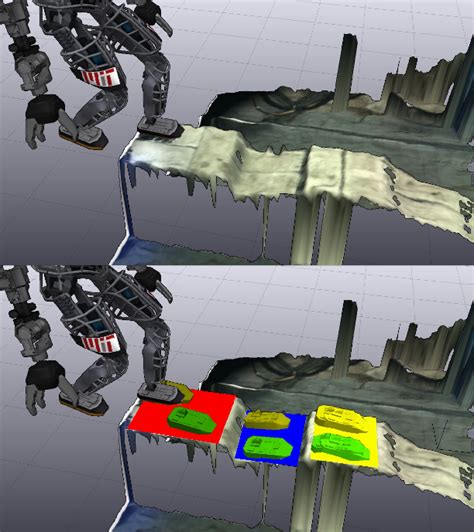 Figure 1 From Continuous Humanoid Locomotion Over Uneven Terrain Using Stereo Fusion Semantic