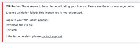 wp rocket installed from packagist can t validate a license · issue 6253 · wp media wp rocket