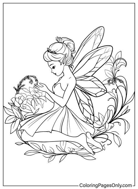 Emo Tinkerbell Coloring Pages 2025
