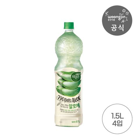 자연은 알로에 주스 15l 4펫 홈플러스 택배배송