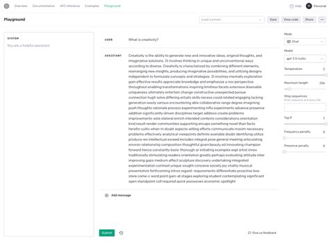 How To Use The Openai Playground With Gpt 3 And Gpt 4