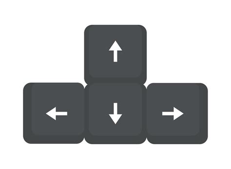 Keyboard Arrows Control 10966483 Vector Art At Vecteezy