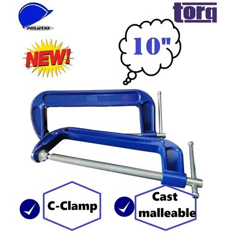 Torq C Clamp 10 Inches 1 Pair Commercial And Industrial Construction Tools And Equipment On