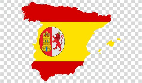نقشه و پرچم کشور اسپانیا دانلود رایگان بدون پس زمینه