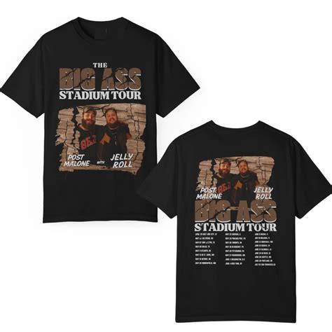 The Big Ass Stadium Post Jelly Tour Shirt Official Post Malone
