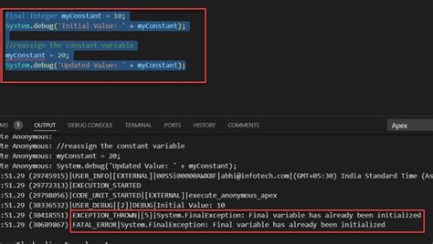 How To Define And Use Constants In Salesforce Apex Classes