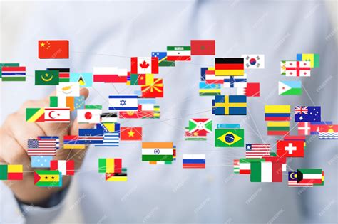 premium photo 3d rendering of the national flag of various countries