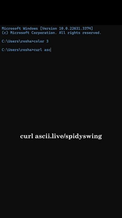 Spidey In Command Prompt😱 Cmd Viral Pctips Cmdtricks Youtube