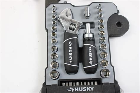 Husky Stubby Combination Wrench And Socket Set Property Room