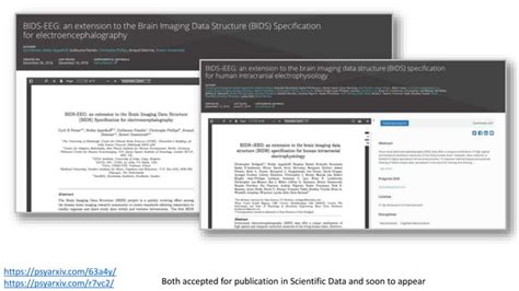 Organizing Eeg Data Using The Brain Imaging Data Structure Pptx