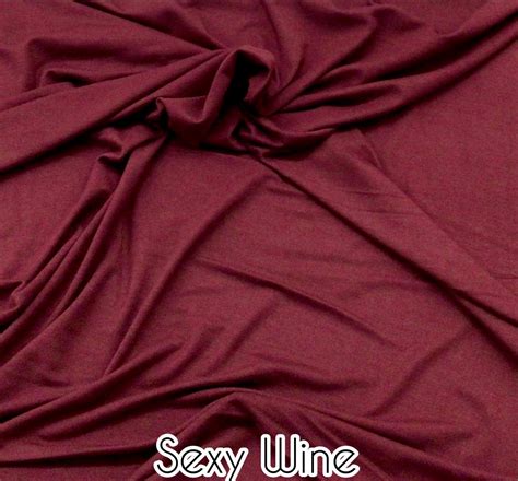 Solid Sexy Wine Modal Purpleseamstress Fabric