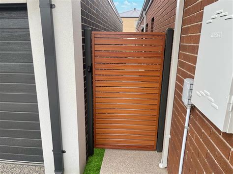 Fenstar Pedestrian Gate Kit Horizontal Timber Look Supergates