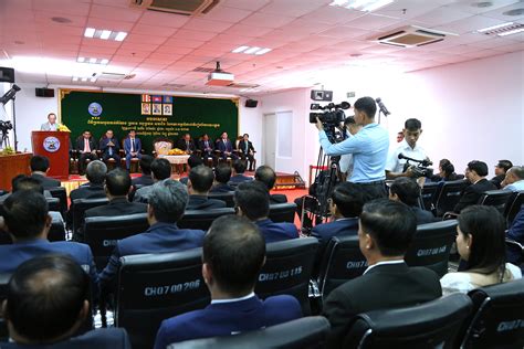 រូបភាពសកម្មភាពសមាសភាពគណៈកម្មាធិការជាតិរៀបចំការបោះឆ្នោត គ ជ ប ក្នុងពិធីប្រកាសចូលកាន់តំណែងប្រធាន