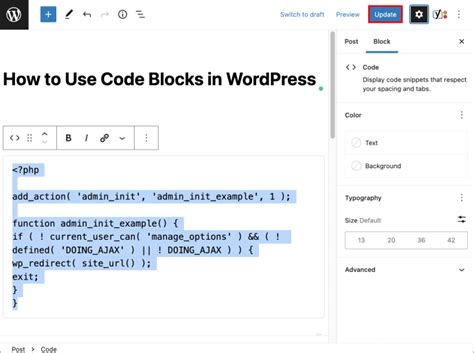 Comment Utiliser Les Blocs De Code Dans Wordpress All Things Windows Comment Utiliser Les Blocs De Code Dans Wordpress All Things Windows