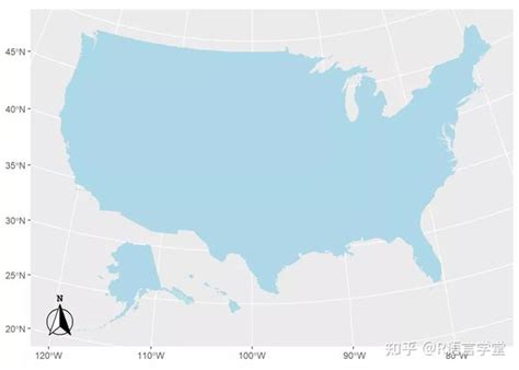 Ggspatial Ggplot2的地图制作拓展包（1）：如何添加指北针和比例尺 知乎