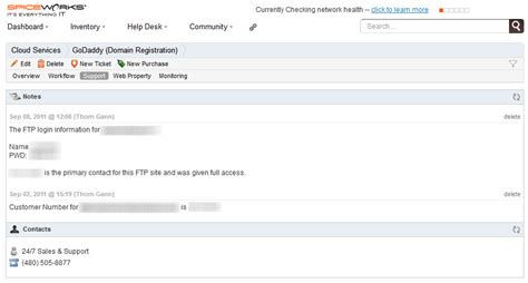 Adding Notes And Contacts In Cloud Services V5275667 Spiceworks Support Spiceworks
