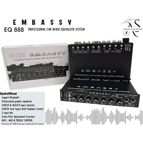 Jual Parametric Equalizer Preamp Embassy Eq 888 Bluetooth Eq Usb Bt Karaoke Shopee Indonesia