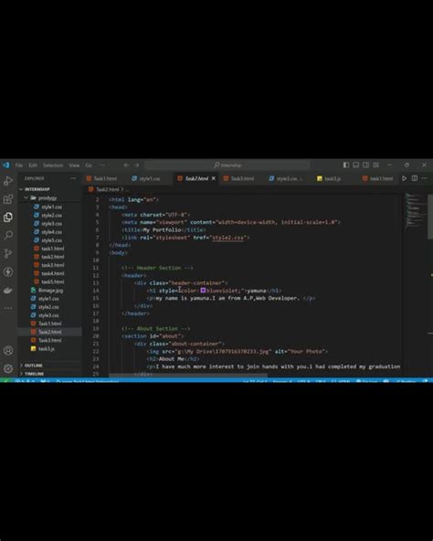 P Yamuna On Linkedin Internship Webdevelopment Codsoft