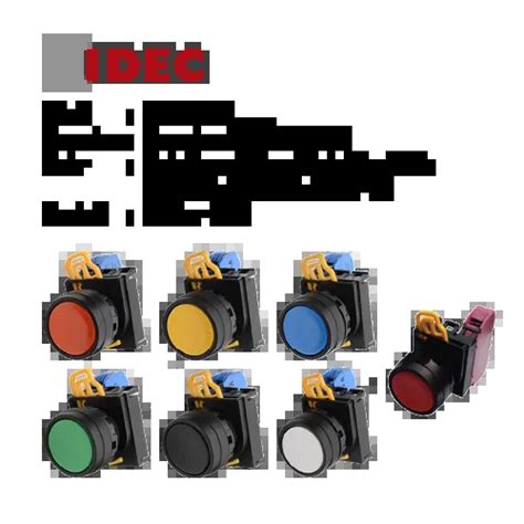 IDEC YW1B Pushbuttons Switch 22mm สวทชกด22มล พทบททอน22มล สวทชกดตดปลอยดบ สวทชกด