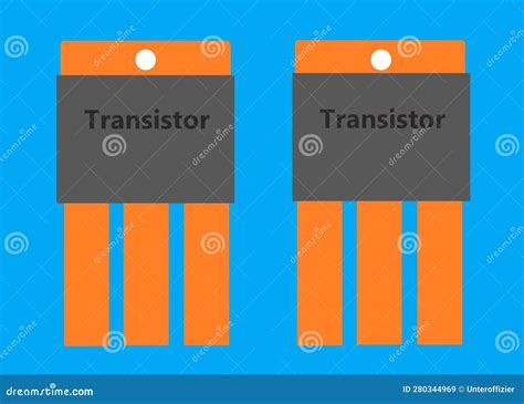 985b A Pair Of Simple Basic Shapes Of A Transistor Electronic Component Light Blue Turquoise