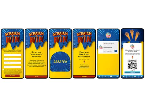 Scratch Card Game And Reward Redemption By Vouchermatic On Dribbble
