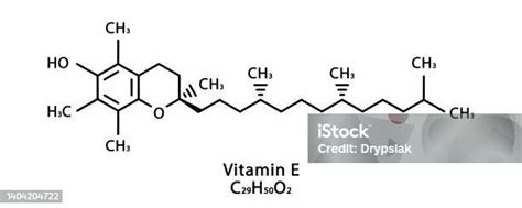 비타민 E 토코트리에놀 분자 구조 비타민 E 토코트리에놀 골격 화학 포뮬러 화학 분자식 비타민 E에 대한 스톡 벡터 아트 및 기타 이미지 비타민 E 수학 공식 화학