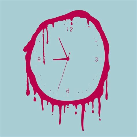 Premium Vector Time Concept Morphing Clock Isolated On Blue Background