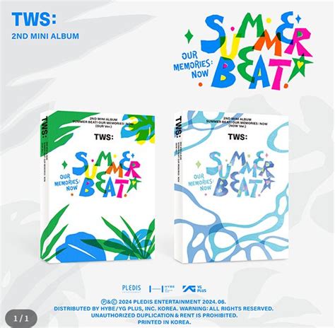 TWS 2nd Mini Album SUMMER BEAT Random Ver Aegyo Korean Merchandise