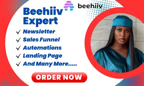 Design Beehiiv Newsletter Templates Beehiive Landing Page Beehiiv