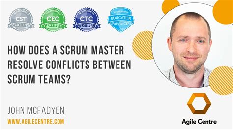 How Does A Scrum Master Resolve Conflicts Between Scrum Teams YouTube