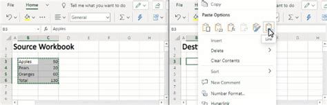 Excel For The Web Workbook Link Support