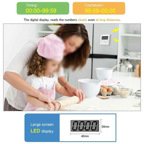Large Timer Digital Kitchen Cooking Count Down Up Grandado