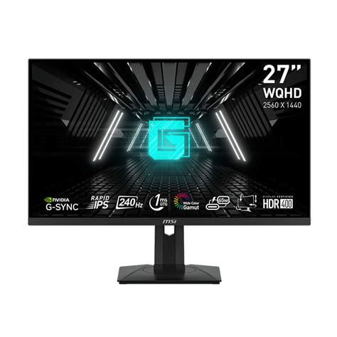Msi G274qpx 27″ 240hz 2k Wqhd 1ms Hdr Ips Gaming Monitor