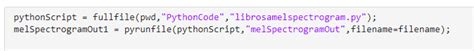 Convert Librosa Audio Feature Extraction To MATLAB File Exchange