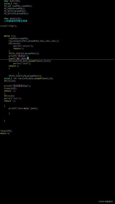 Select的tcp服务器 Csdn博客