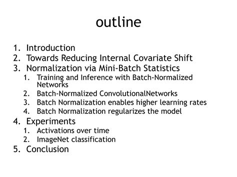 Batch Normalization Ppt