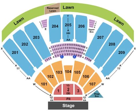 Toyota Pavilion At Concord Seating Chart Find Your Perfect Spot