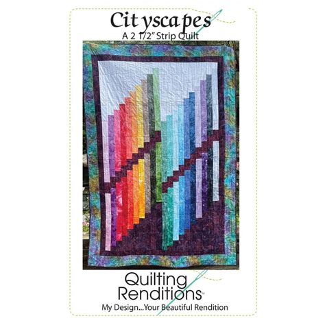 Cityscapes Pdf Quilt Pattern Panel Quilt Pattern Instant Download By